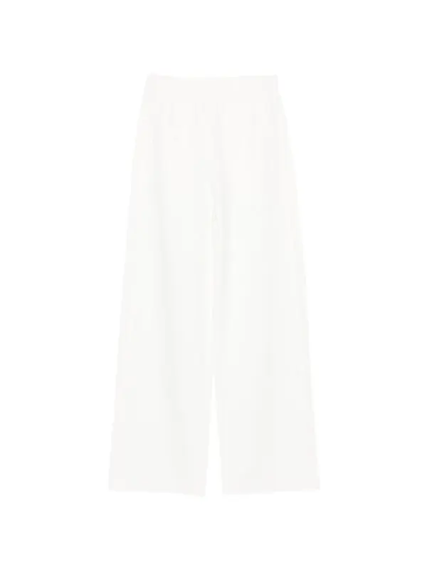 Emporio Armani Cotton Trousers - White