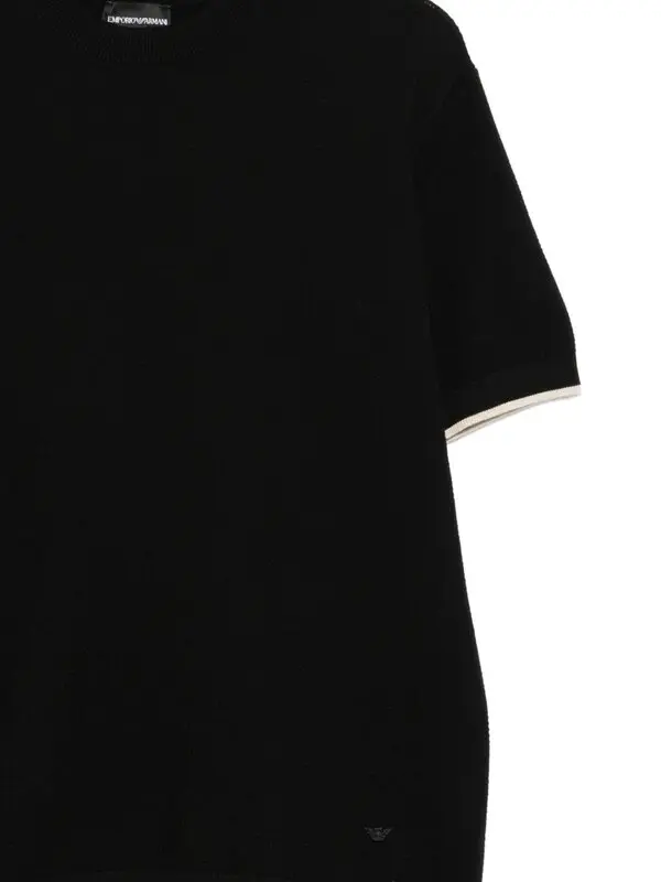 Emporio Armani Cotton Knitted T-shirt
