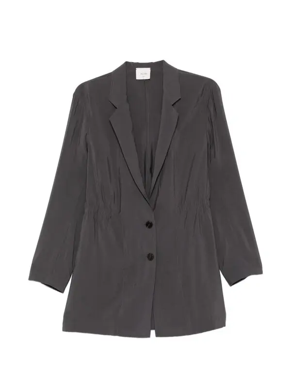 ALYSI Single-breasted Blazer Jacket - Grey