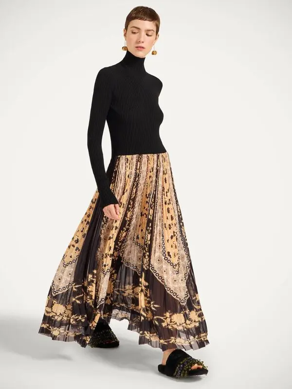 La DoubleJ Moondance Knit Maxi Dress - Multicolour