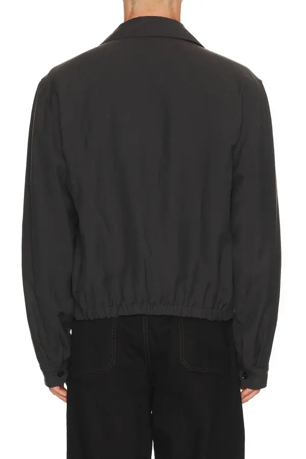LEMAIRE Short Blouson - Ash Black