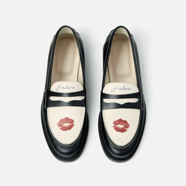 DUKE + DEXTER Wilde Penny Loafer - Kiss