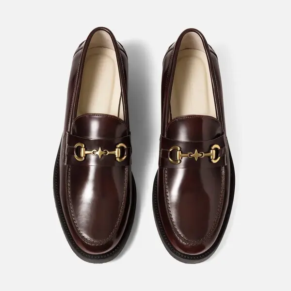 DUKE + DEXTER Wilde Plus Bit Loafer - Buffed Red