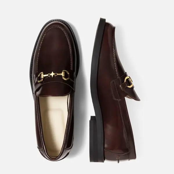 DUKE + DEXTER Wilde Plus Bit Loafer - Buffed Red