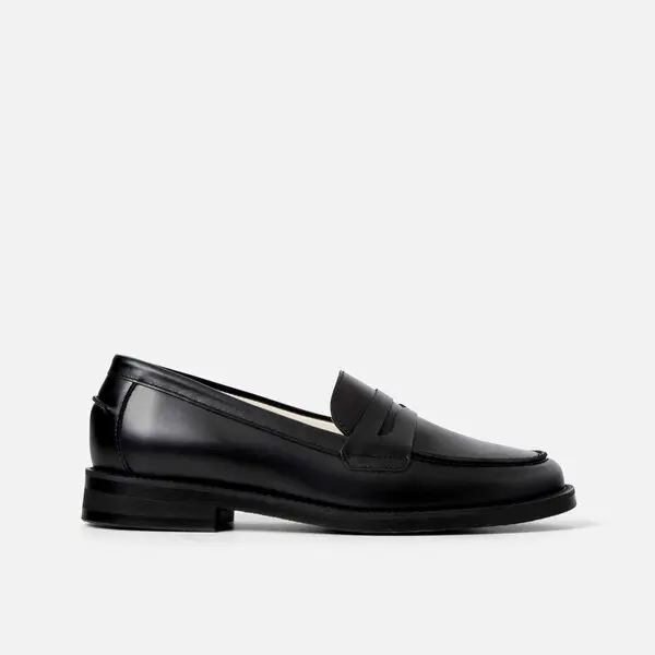 DUKE + DEXTER Wilde Penny Loafer - Black