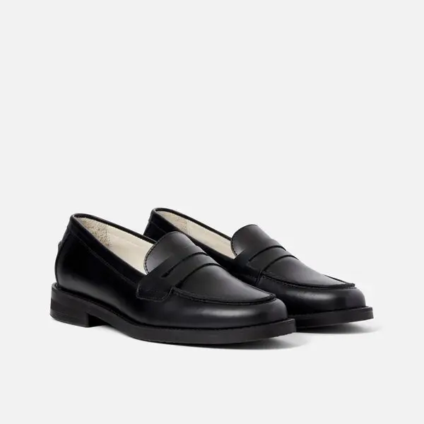 DUKE + DEXTER Wilde Penny Loafer - Black