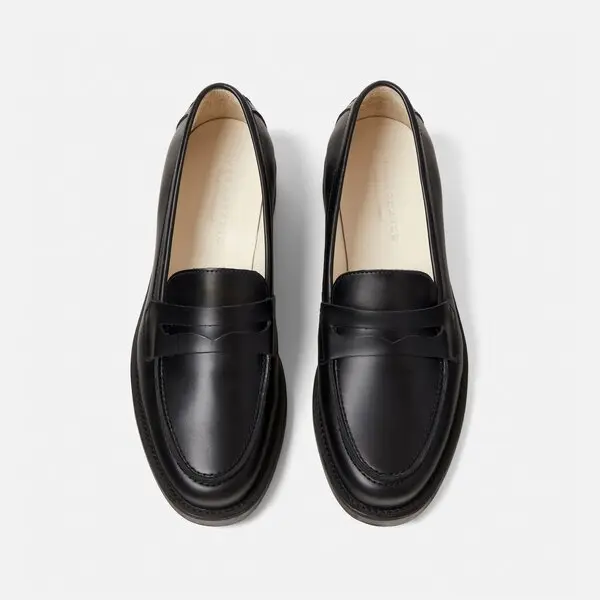 DUKE + DEXTER Wilde Penny Loafer - Black