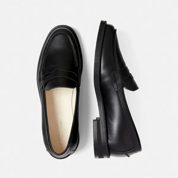 DUKE + DEXTER Wilde Penny Loafer - Black