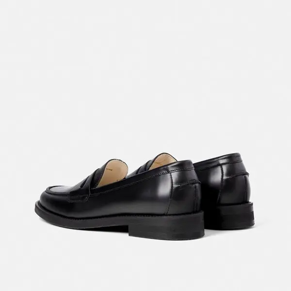 DUKE + DEXTER Wilde Penny Loafer - Black