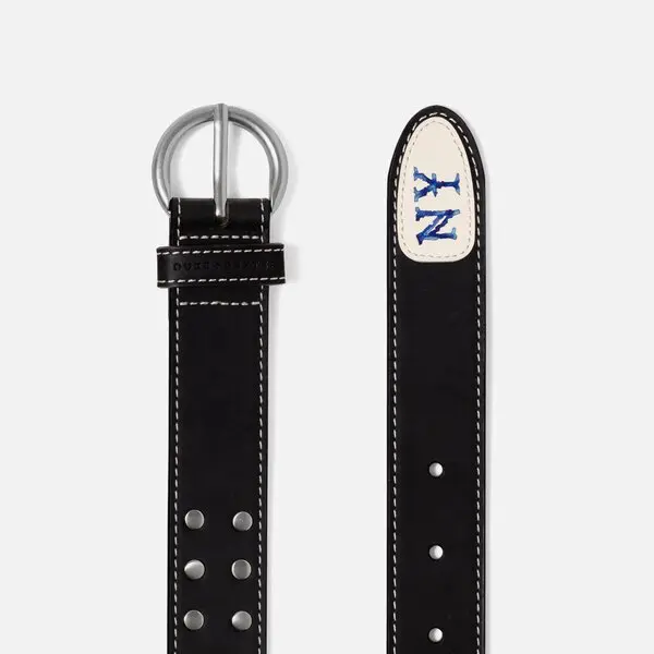 DUKE + DEXTER Ellis Ny Belt - Silver Studded