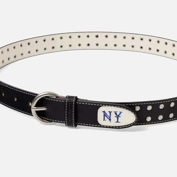 DUKE + DEXTER Ellis Ny Belt - Silver Studded