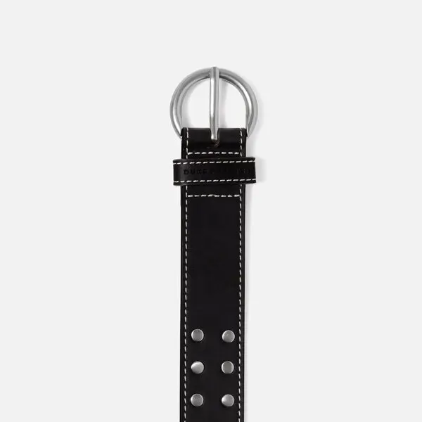 DUKE + DEXTER Ellis Ny Belt - Silver Studded