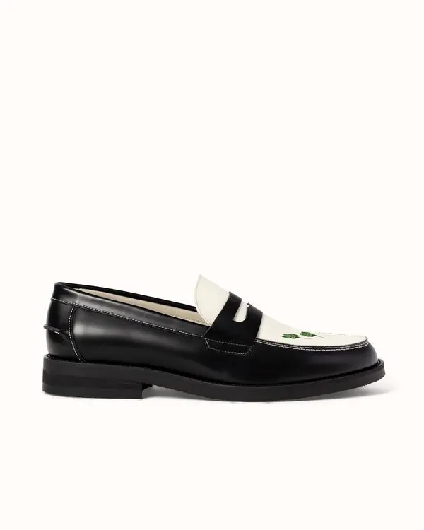 DUKE + DEXTER Wilde Penny Loafer - Clover