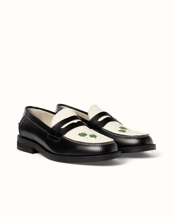 DUKE + DEXTER Wilde Penny Loafer - Clover