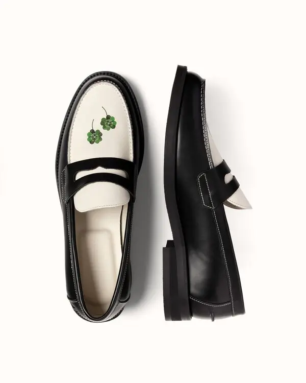 DUKE + DEXTER Wilde Penny Loafer - Clover