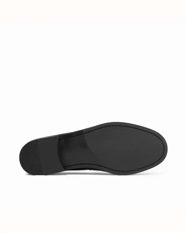 DUKE + DEXTER Ezra Tumbled Ruched Loafer