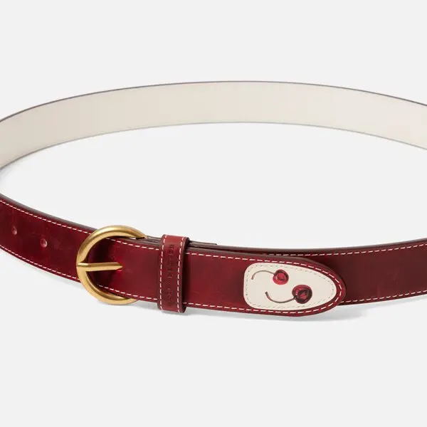 DUKE + DEXTER Ellis Belt - Red Cherry
