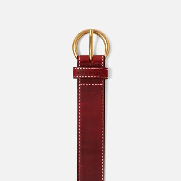 DUKE + DEXTER Ellis Belt - Red Cherry