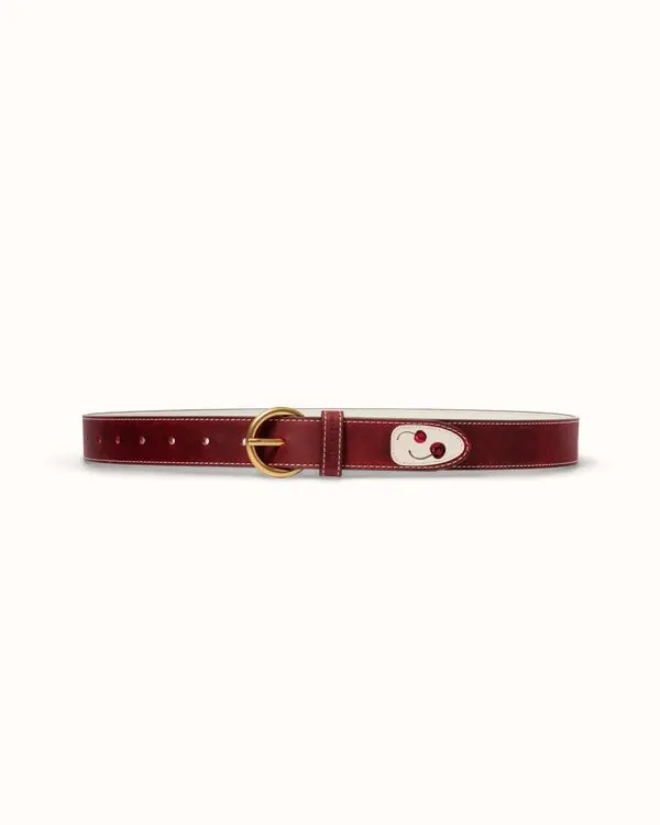DUKE + DEXTER Ellis Belt - Red Cherry