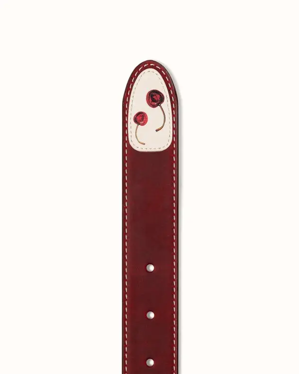 DUKE + DEXTER Ellis Belt - Red Cherry