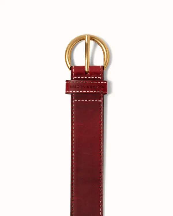 DUKE + DEXTER Ellis Belt - Red Cherry