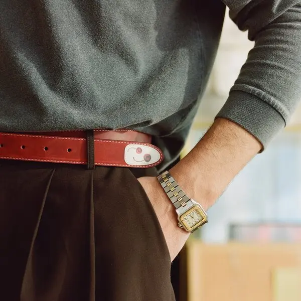 DUKE + DEXTER Ellis Belt - Red Cherry