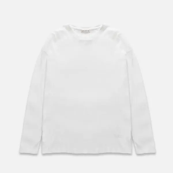 DUKE + DEXTER Vintage Waffle Knit Top With Cherub Graphic