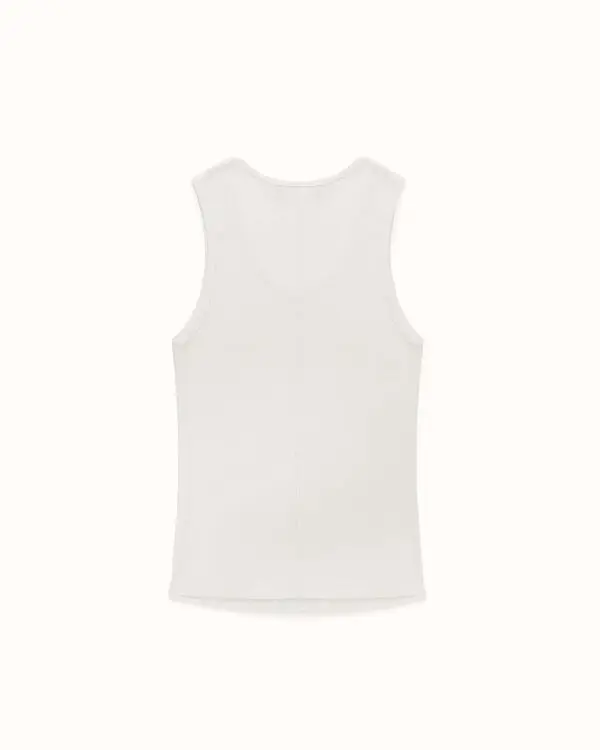 DUKE + DEXTER Logo Ribbed Vest