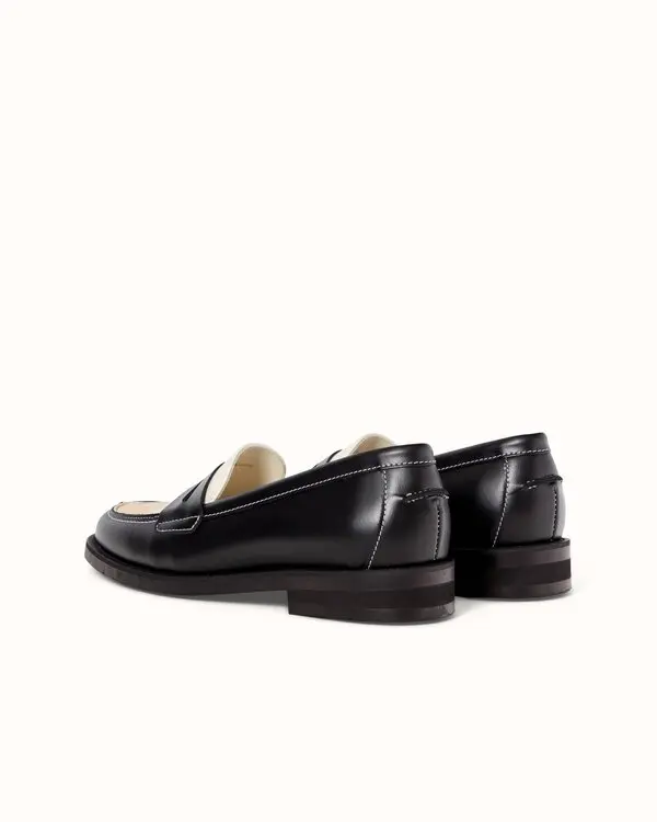 DUKE + DEXTER Wilde Penny Loafer With Western Graphic Print - Advanced Guard