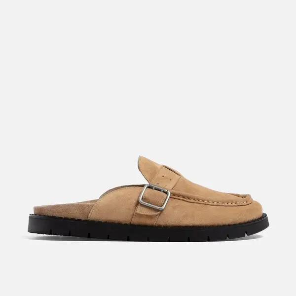 DUKE + DEXTER Winston Suede Mule - Mocha