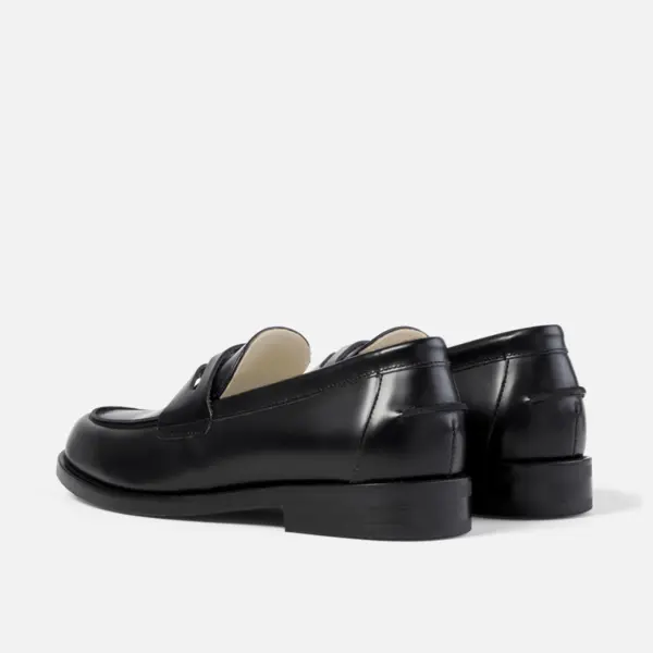 DUKE + DEXTER Wilde Penny Loafer - Black