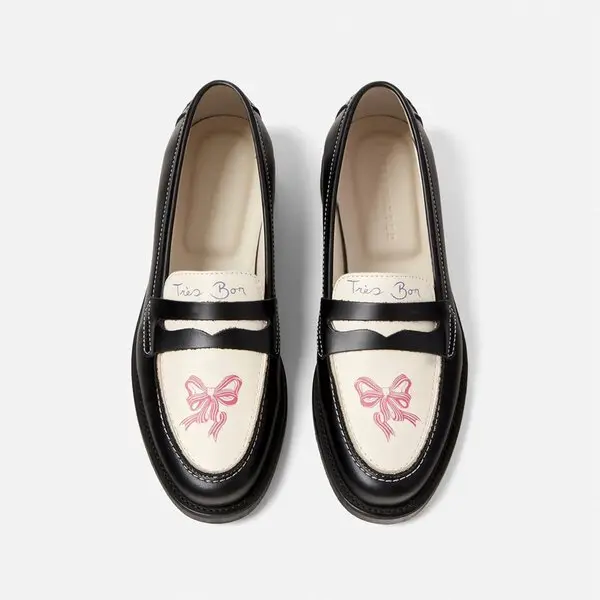 DUKE + DEXTER Wilde Penny Loafer - Bow