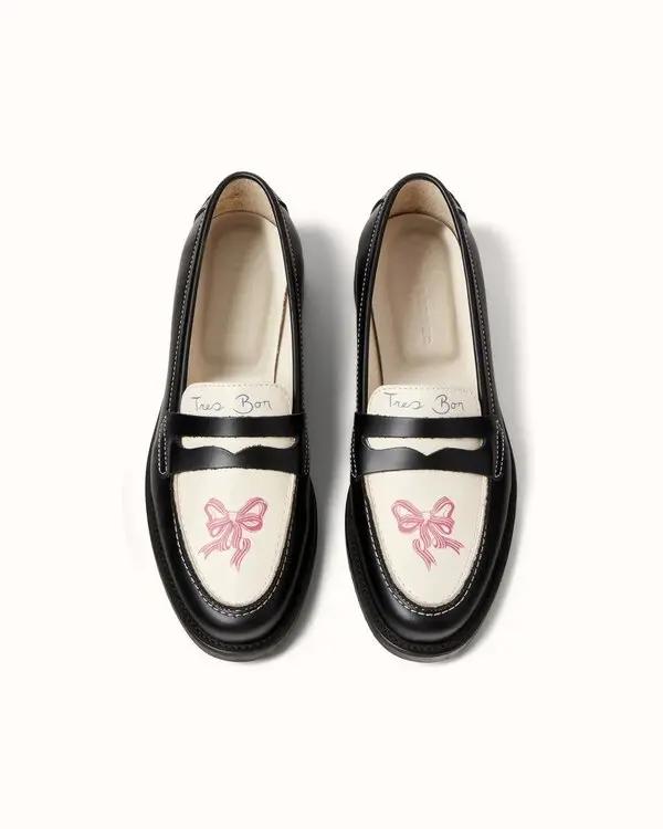 DUKE + DEXTER Wilde Penny Loafer - Bow