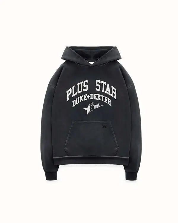 DUKE + DEXTER Plus Washed Hoodie - Grey