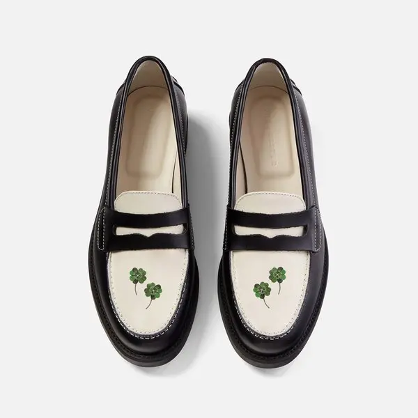 DUKE + DEXTER Wilde Penny Loafer - Clover