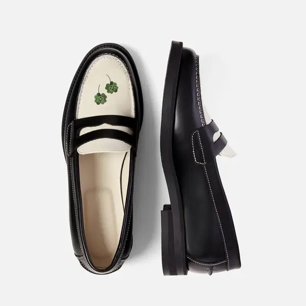 DUKE + DEXTER Wilde Penny Loafer - Clover