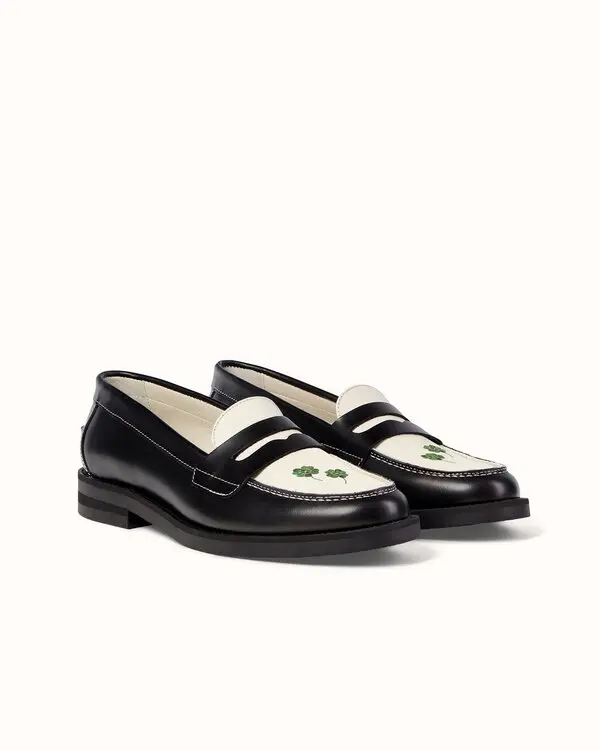 DUKE + DEXTER Wilde Penny Loafer - Clover