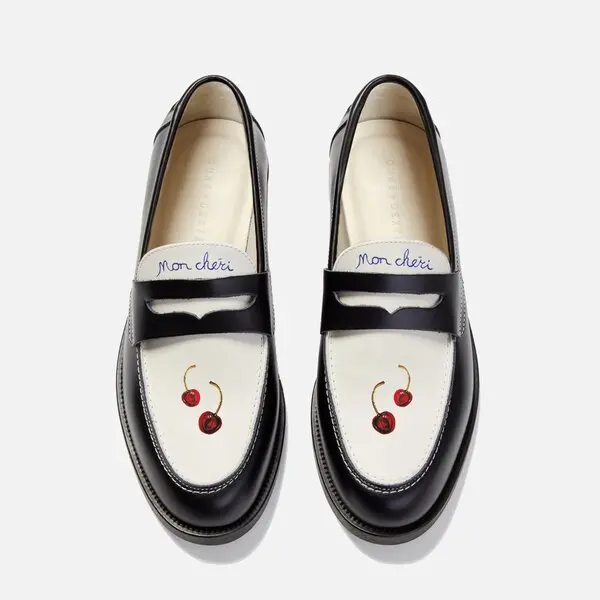 DUKE + DEXTER Wilde Penny Loafer - Cherry