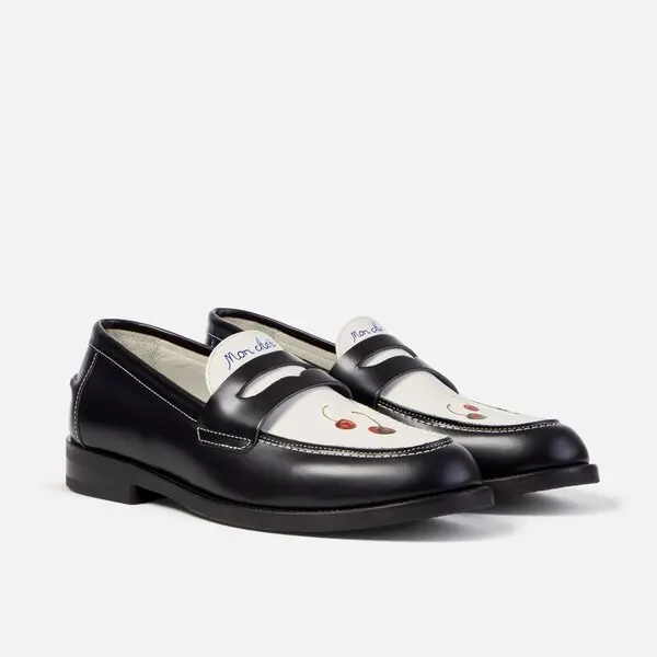 DUKE + DEXTER Wilde Penny Loafer - Cherry