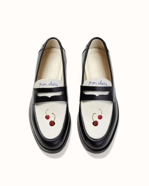 DUKE + DEXTER Wilde Penny Loafer - Cherry