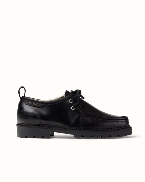 DUKE + DEXTER Moby Lace-up Leather Boots - Black
