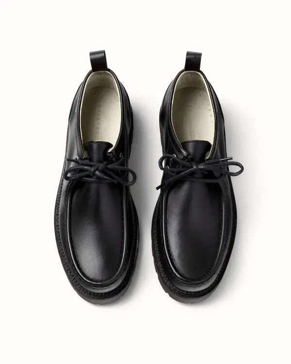 DUKE + DEXTER Moby Lace-up Leather Boots - Black