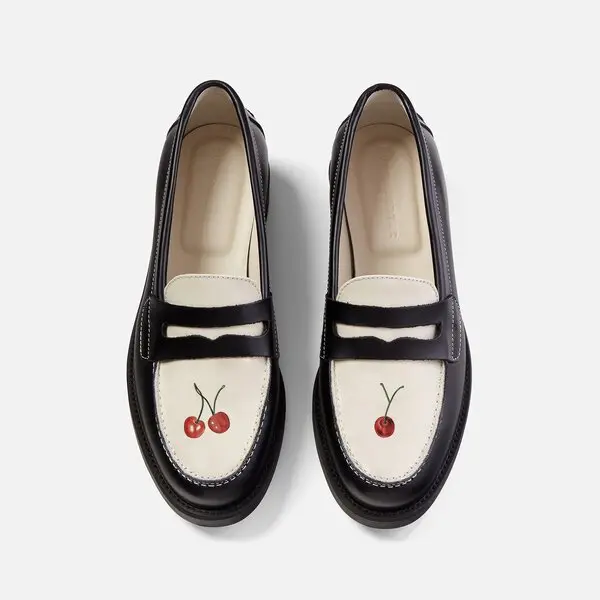 DUKE + DEXTER Wilde Penny Loafer - Ny Cherry