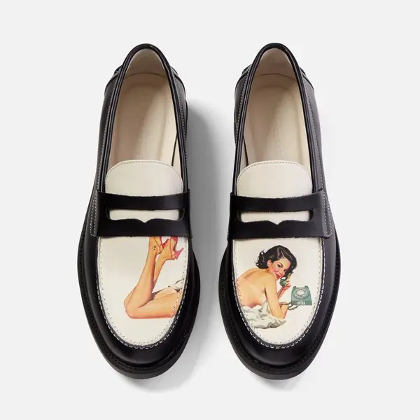 DUKE + DEXTER Wilde Penny Loafer - Pin Up