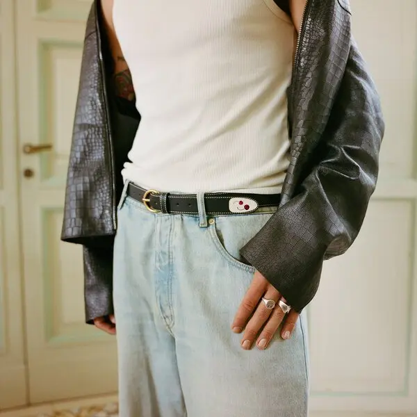DUKE + DEXTER Ellis Belt - Cherry