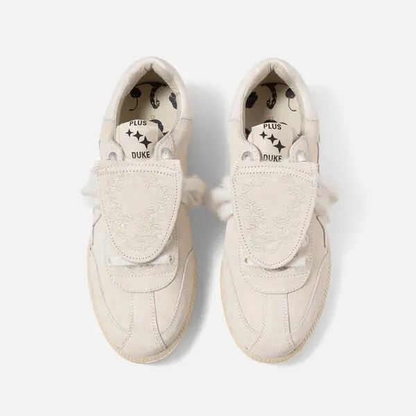 DUKE + DEXTER Plus Duke Off-white Sneakers - Suede