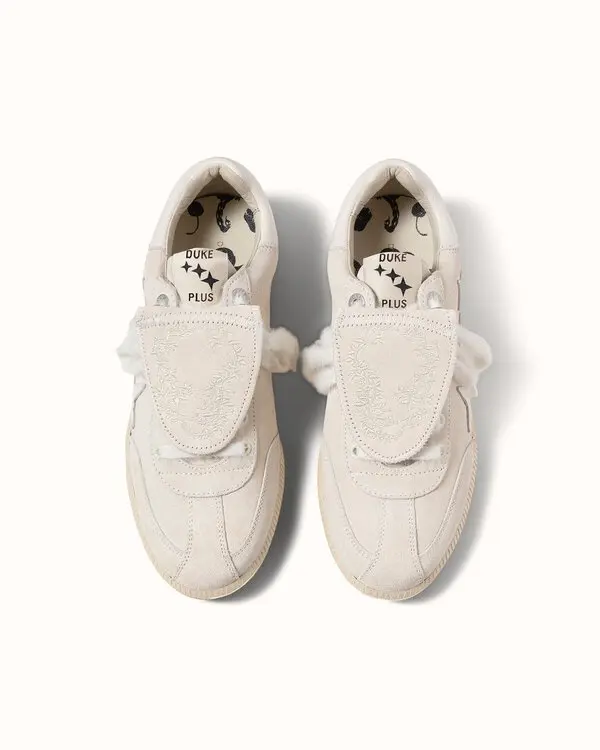 DUKE + DEXTER Plus Duke Off-white Sneakers - Suede