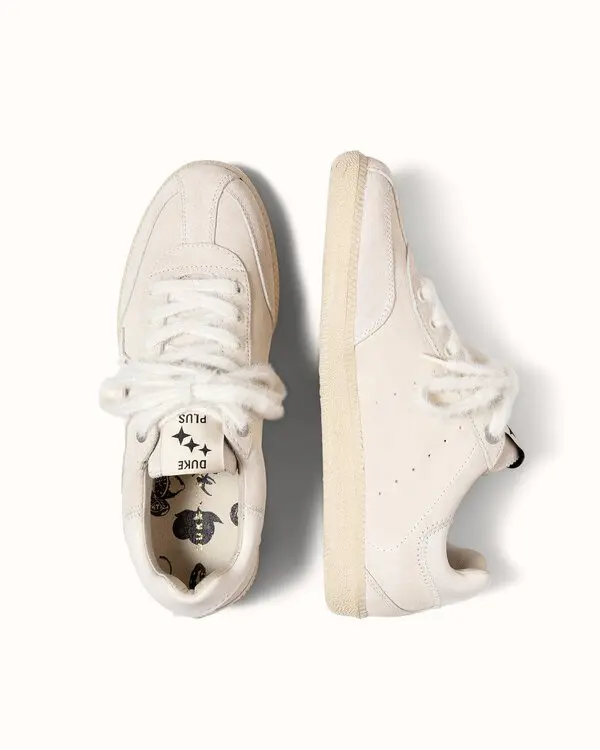 DUKE + DEXTER Plus Duke Off-white Sneakers - Suede