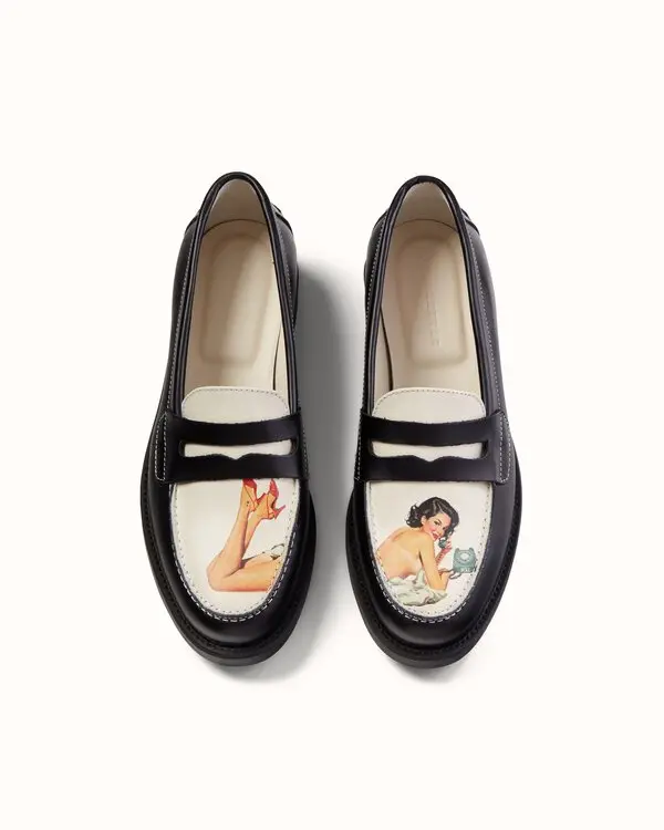 DUKE + DEXTER Wilde Penny Loafer - Pin Up