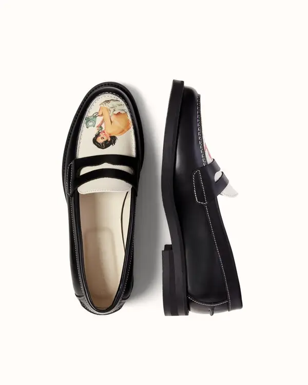 DUKE + DEXTER Wilde Penny Loafer - Pin Up